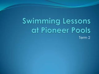 Swimming lessons | PPTX
