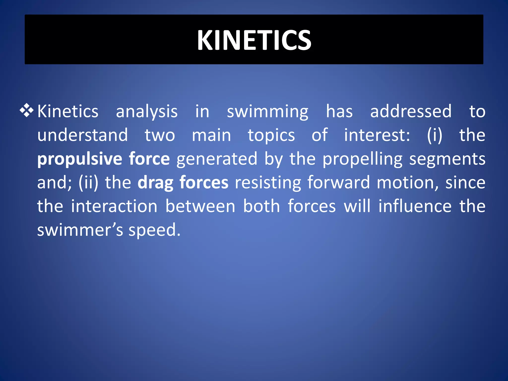 Physics In Swimming | PPTX