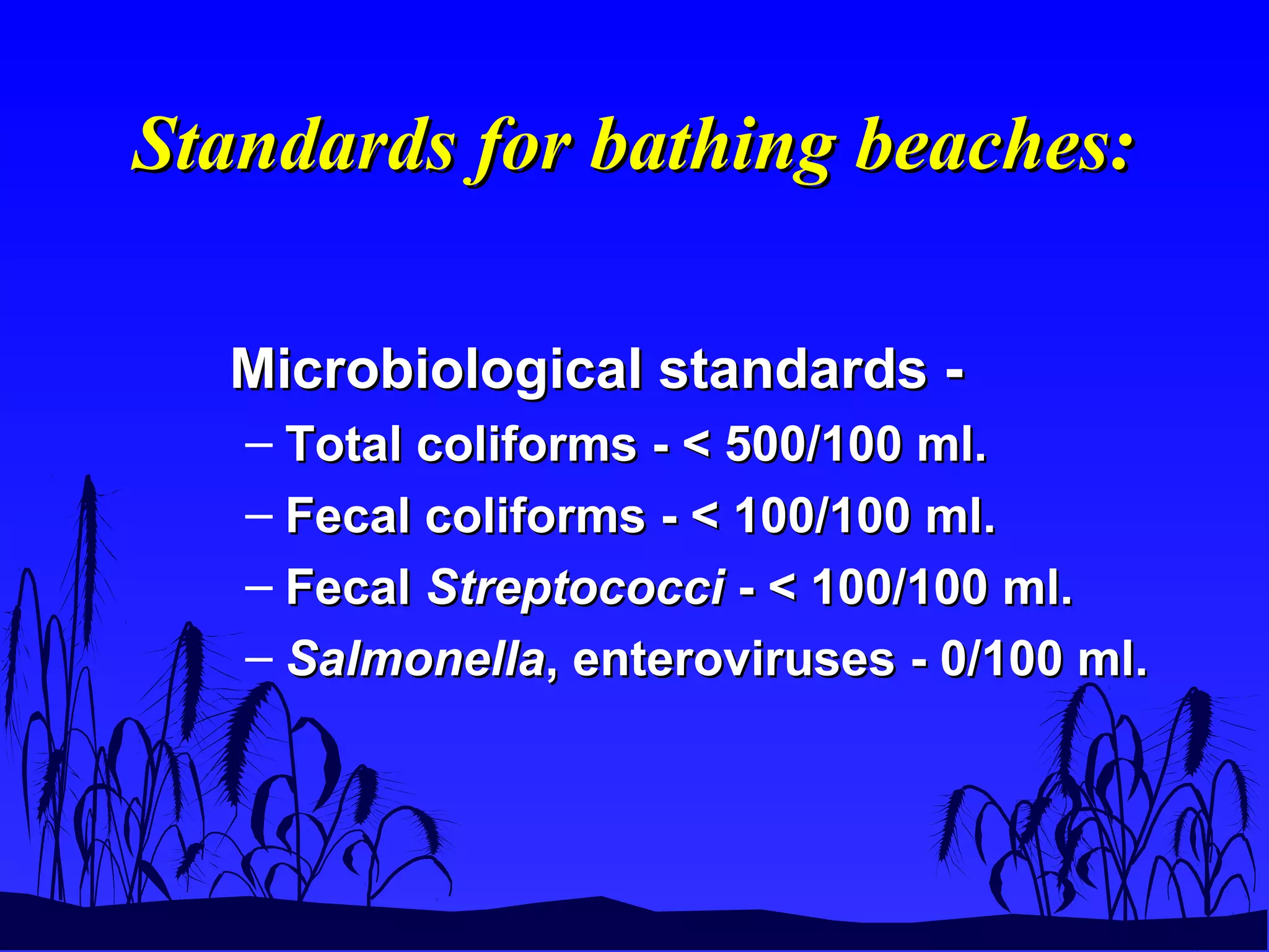 Swimming pool and bathing beaches | PPT