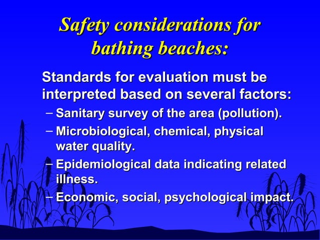 Swimming pool and bathing beaches | PPT