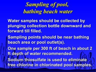 Swimming pool and bathing beaches | PPT
