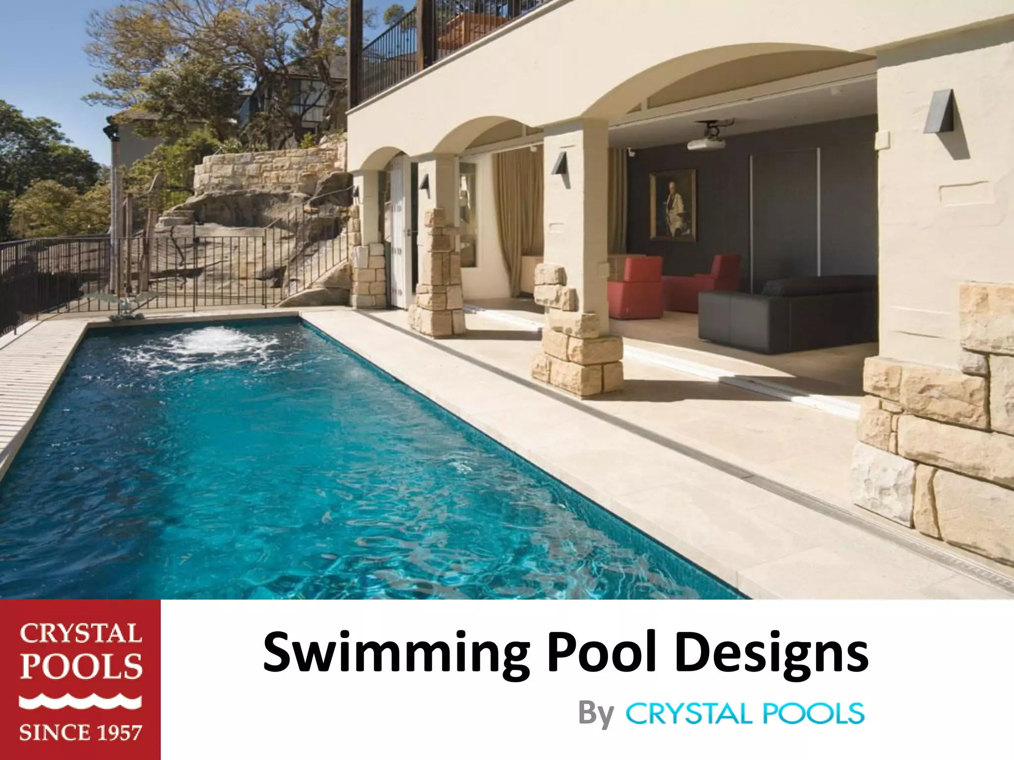 Swimming Pool Designs By Crystal Pools | PDF