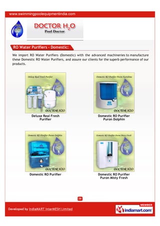 Doctor H2O, Delhi, Normal Pool Covers | PDF | Home Appliances | Home & Garden