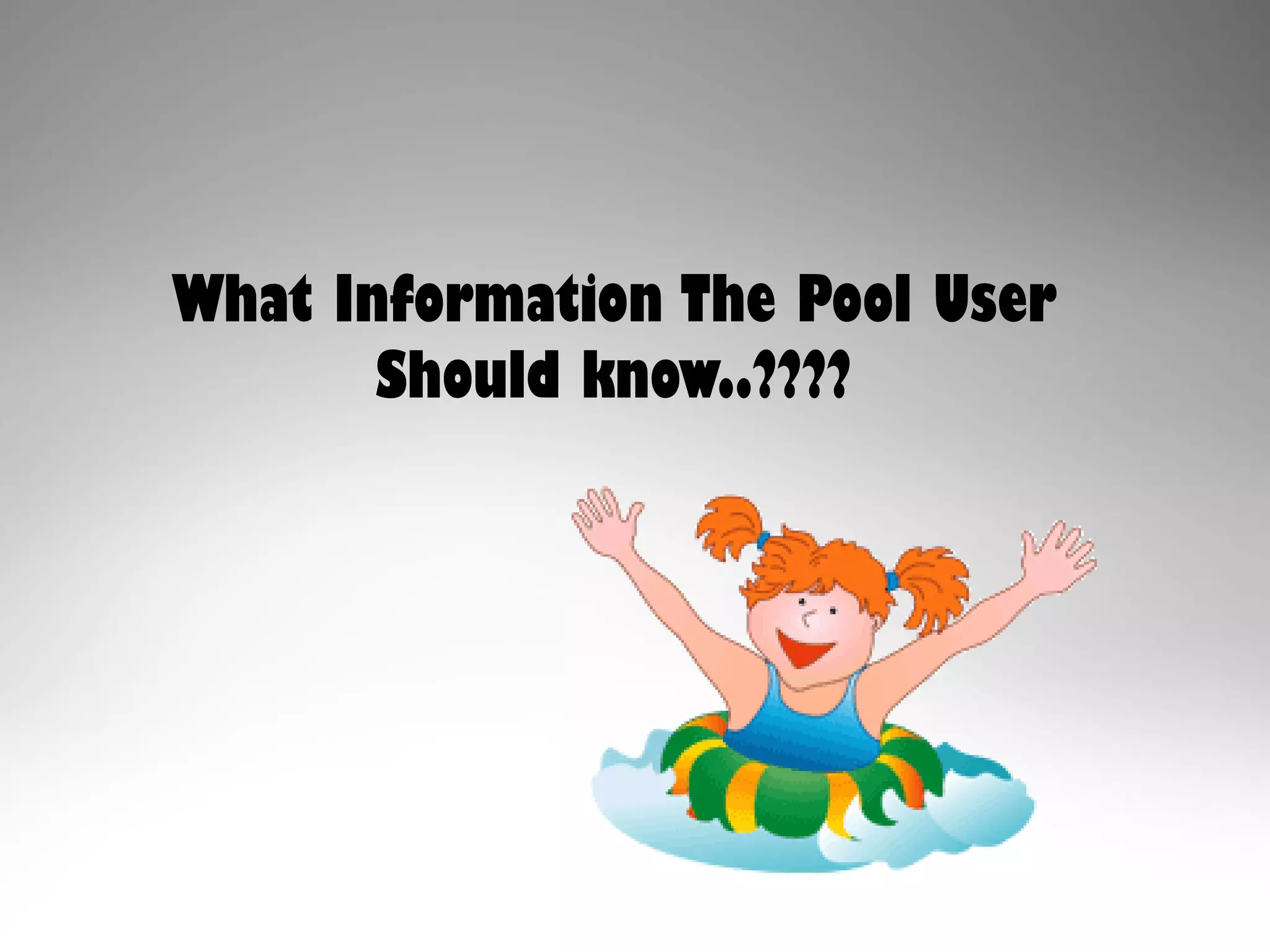 Swimming Pool & Health Risk | PPT