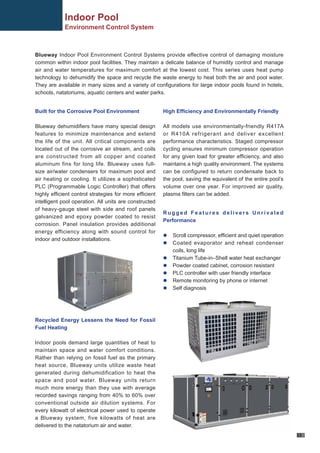 Swimming Pool Heat Pump Brochure-BLUEWAY | PDF