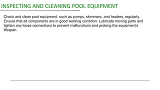 Swimming Pool Maintenance Tips & Safety Measures | PPTX
