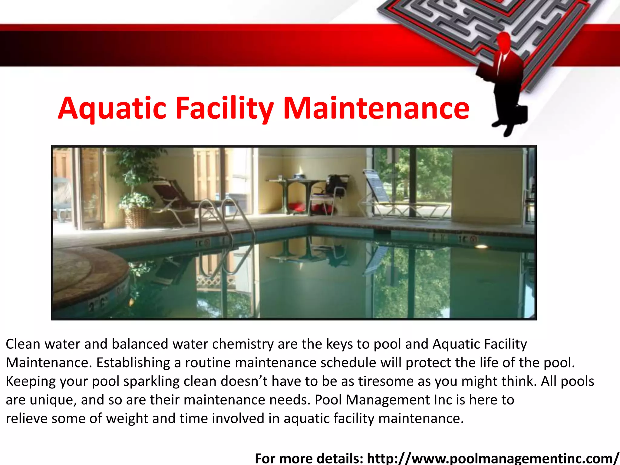 Swimming pool management | PPTX