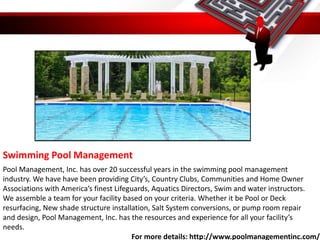 Swimming pool management | PPTX | First Aid | Injuries