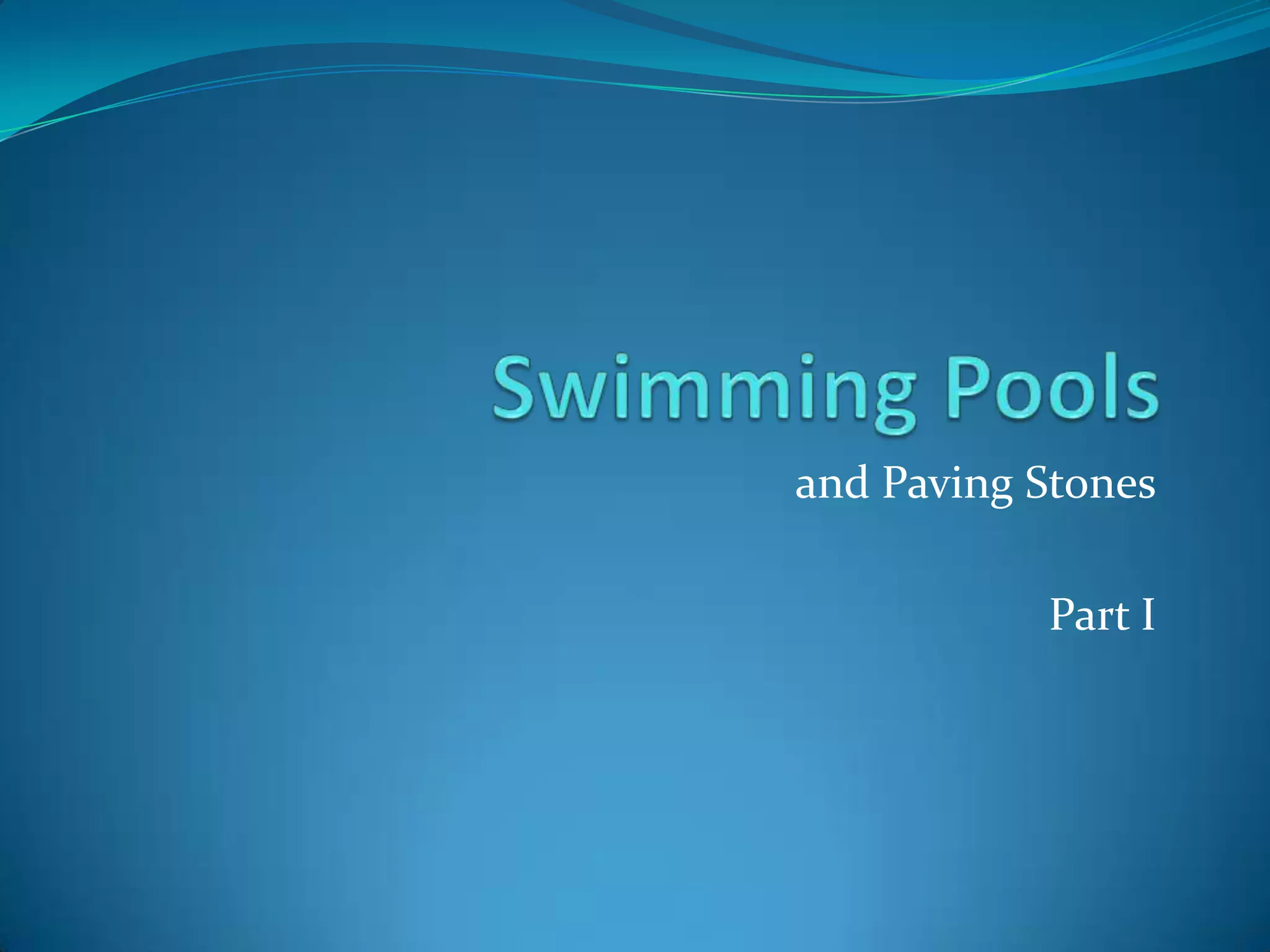 Swimming pools lesson 1 | PPTX | Swimming | Sports