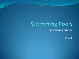 Swimming pools lesson 1 | PPTX | Swimming | Sports