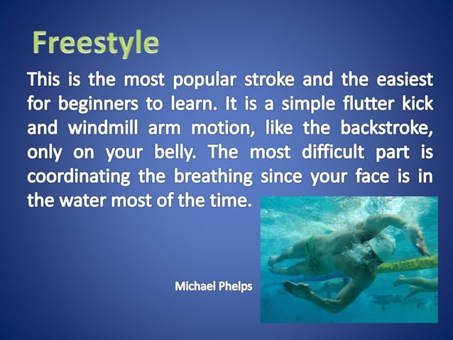 Swimming ppt | PPTX | Swimming | Sports