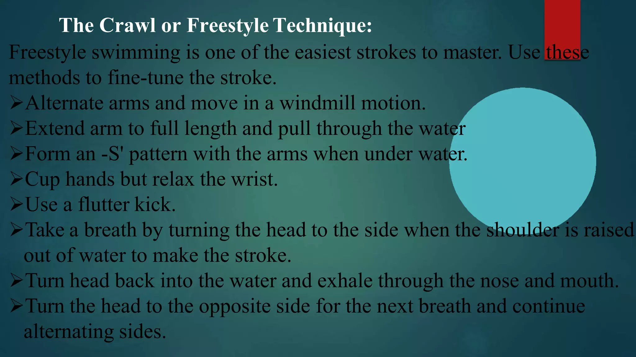 SWIMMING TECHNIQUES.pptx