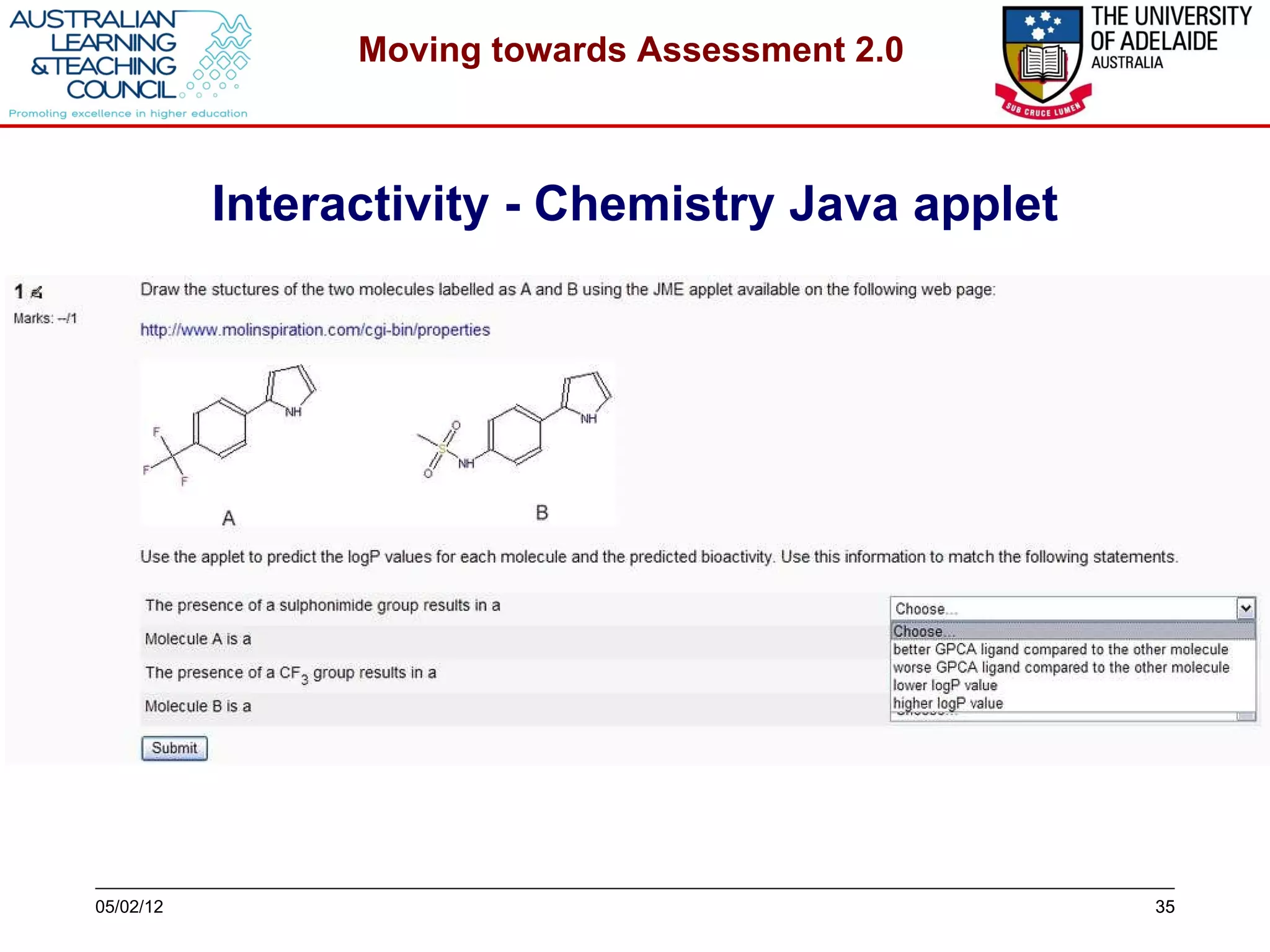 Interactive e-assessment | PPT