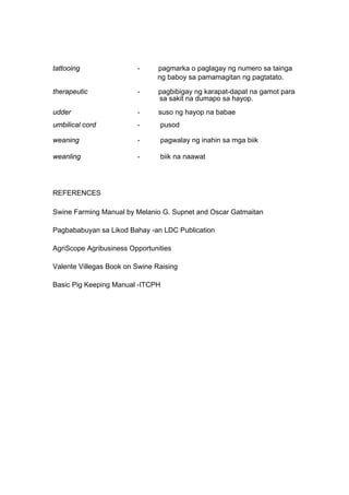 Swine | PDF
