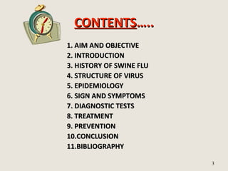 Swine flu : The life threatening disease | PPT