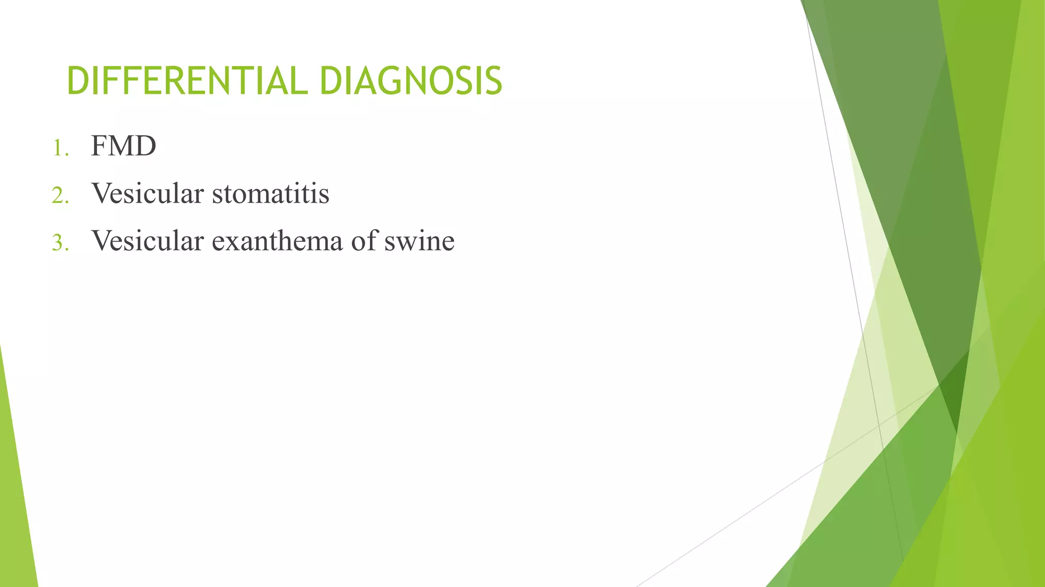 Swine vesicular disease | PPTX
