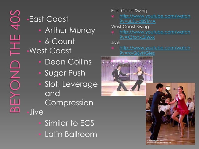 Swing Dancing: History and Culture | PPTX