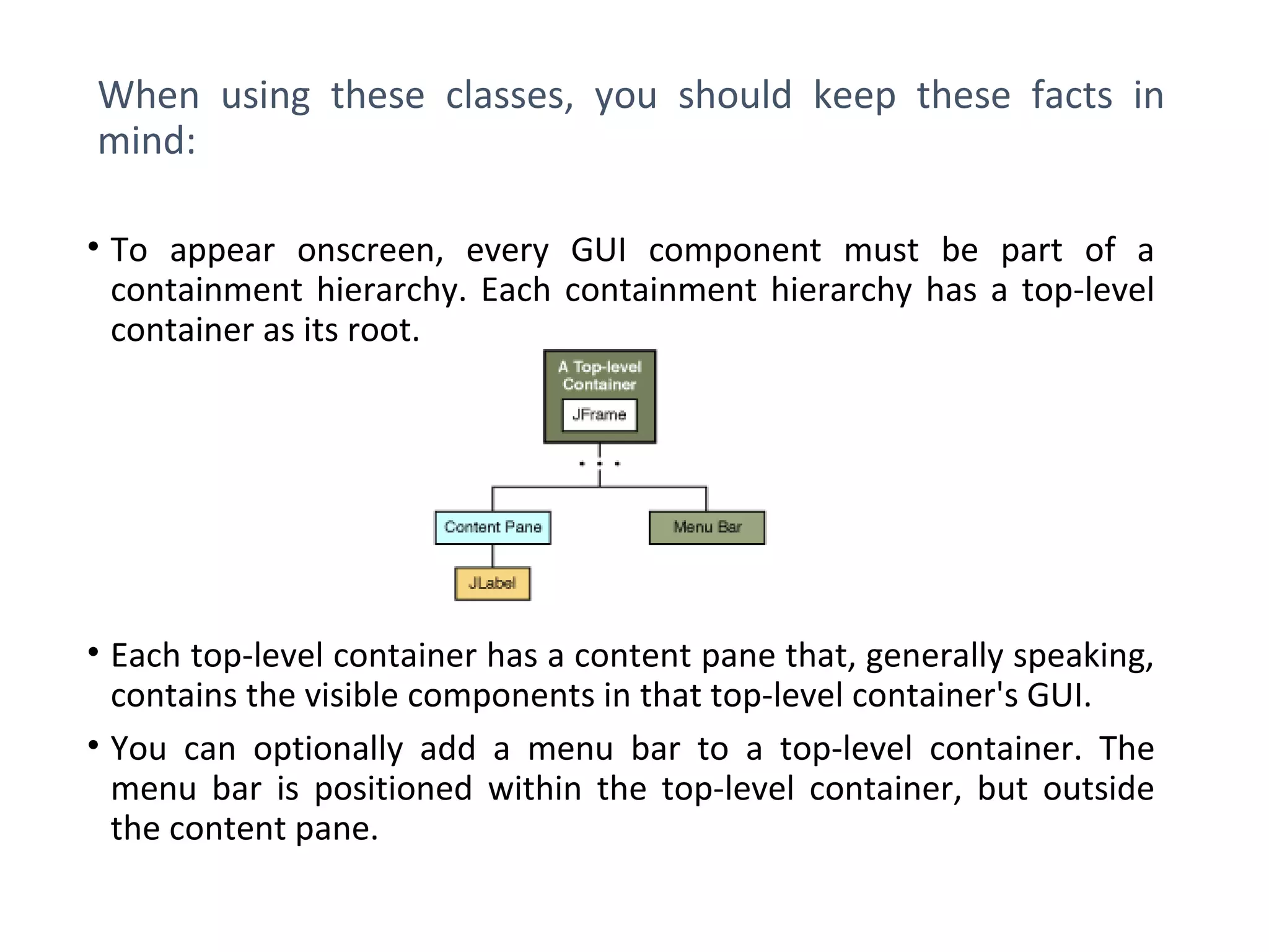 Swing components & MVC Architecture | PPT