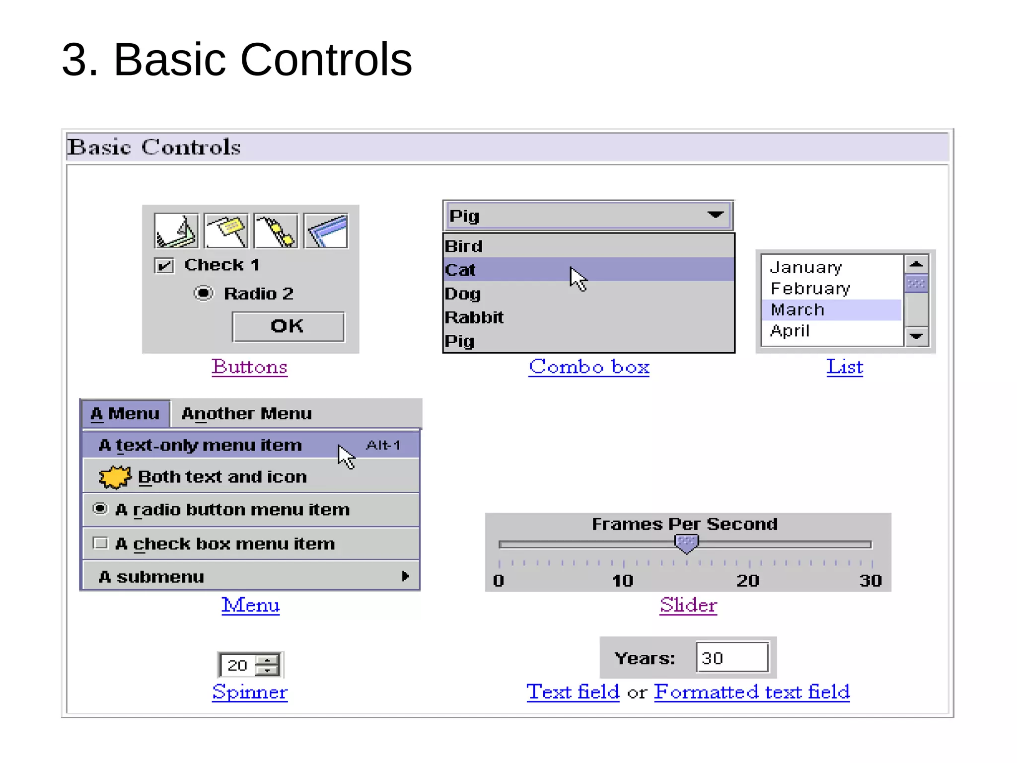 Swing components & MVC Architecture | PPT
