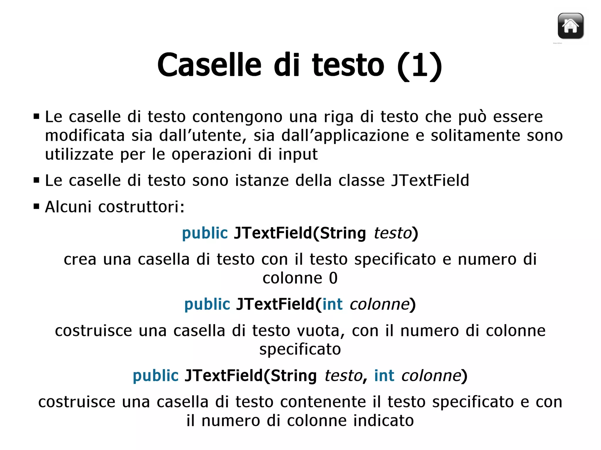 Java Swing Creare Gui Ppt