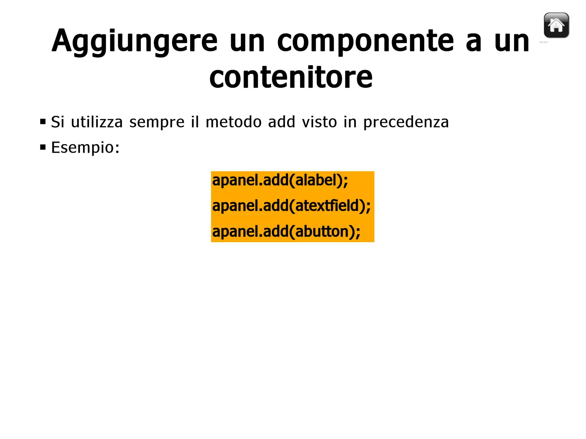 Java Swing Creare Gui Ppt