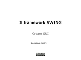 Java Swing Creare Gui | PPT | Free Download
