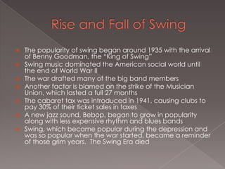 Swing And Big Band Music | PPTX