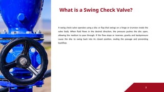 Choosing Between Swing and Lift Check Valves | PPTX
