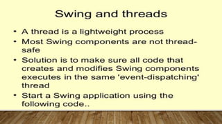 Swing components | PPT