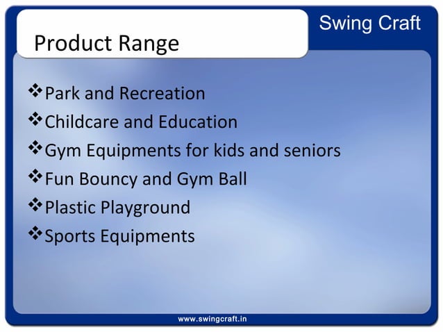 Swing craft | PPT
