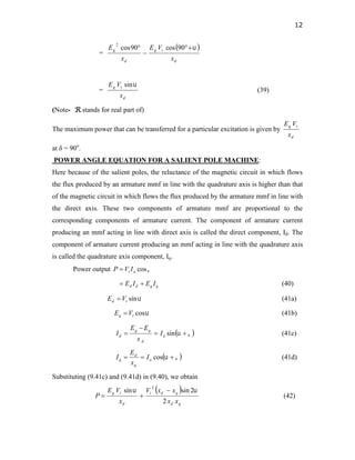 Swing equation | PDF