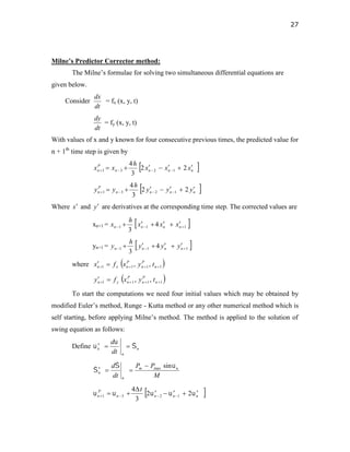 Swing equation | PDF