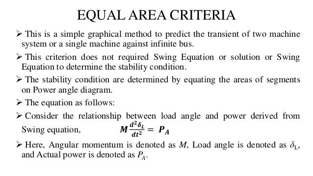 Swing equation