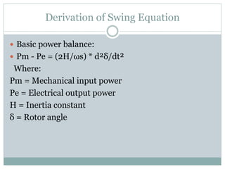 Swing Equation & Equal Area Criterion.pdf