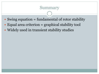 Swing Equation & Equal Area Criterion.pdf