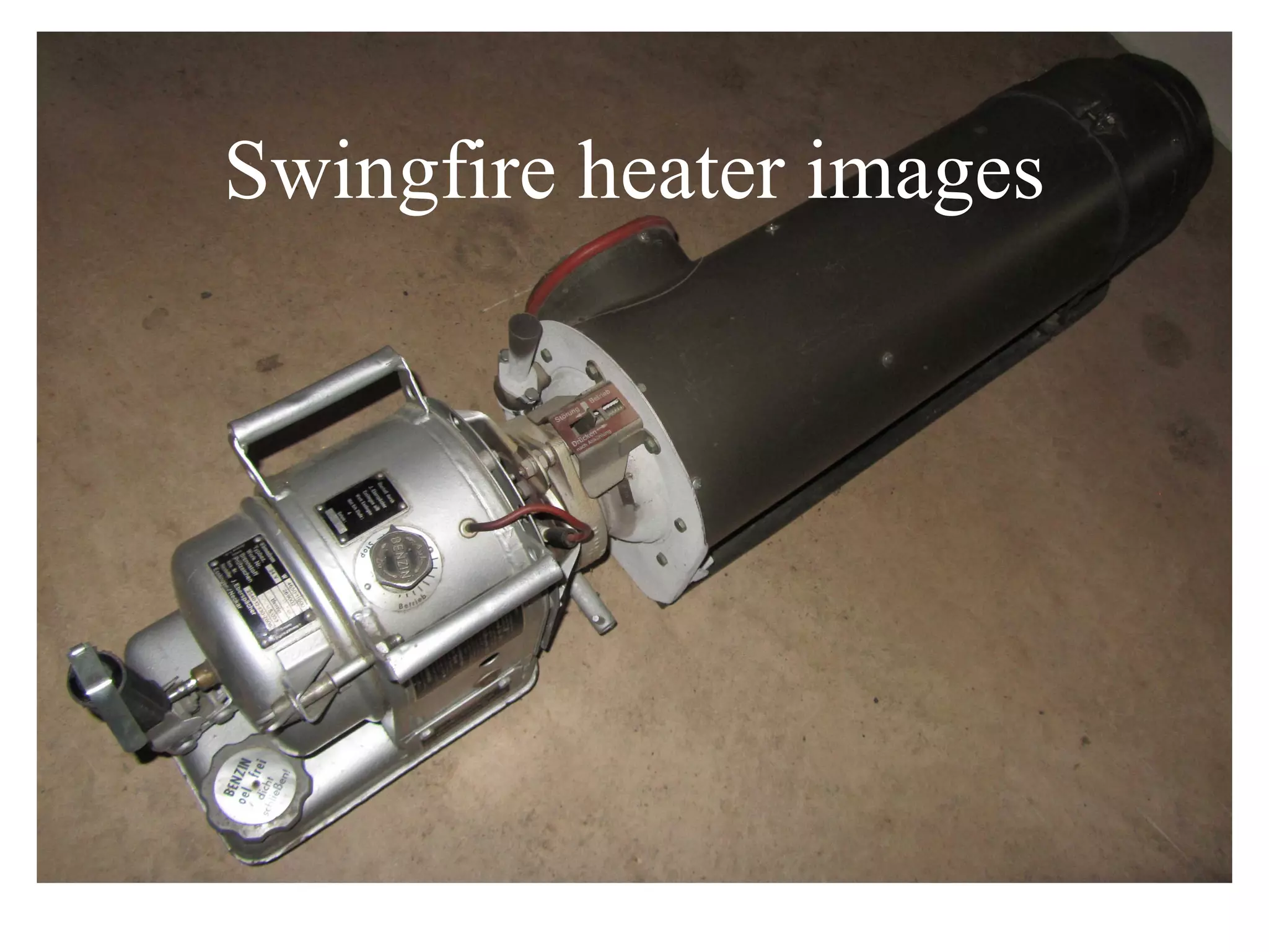 Swingfire heater images | PPT