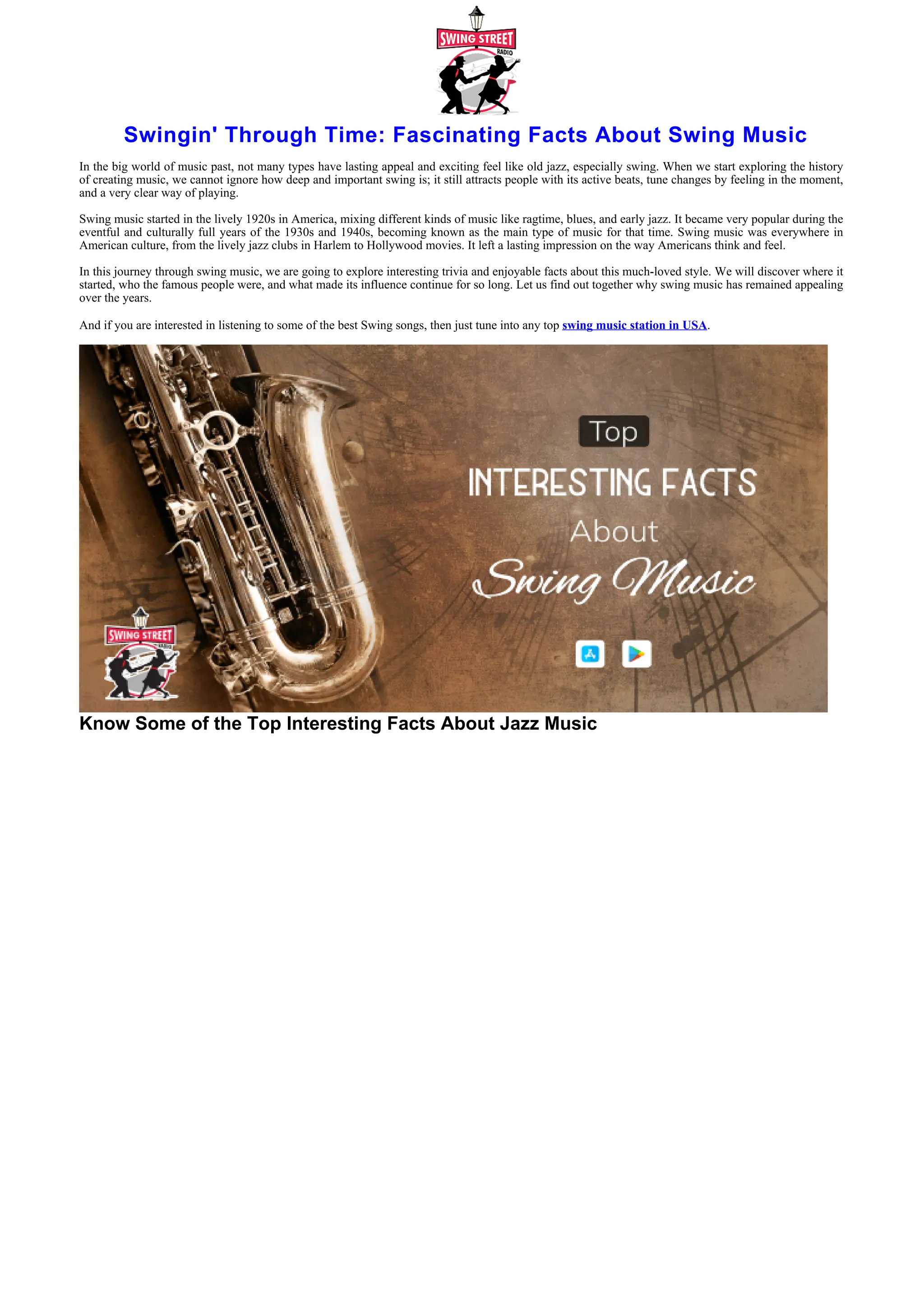 Swingin Through Time Fascinating Facts About Swing Music.pdf