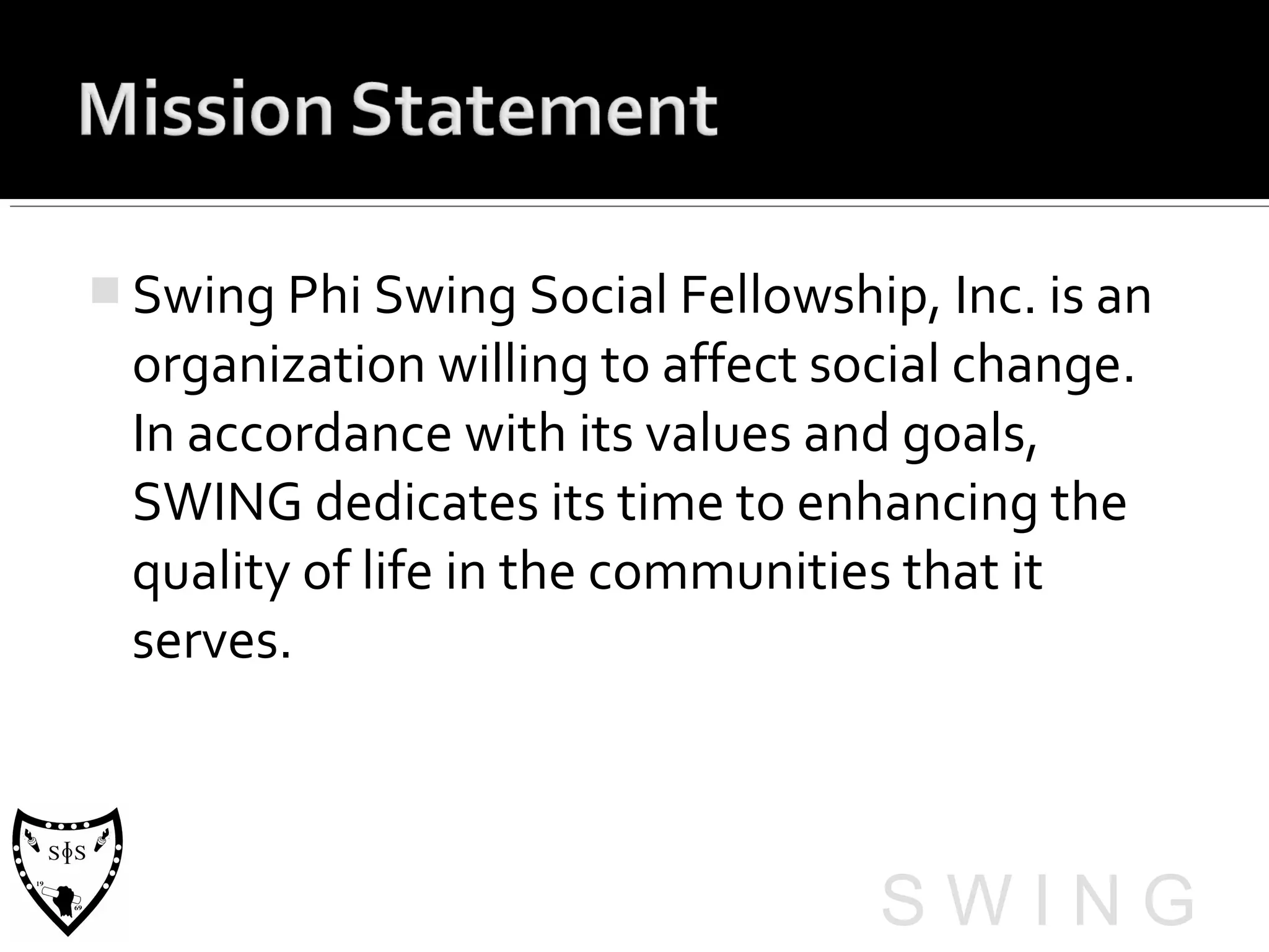 Swing phi swing expresso msg chapter | PPT