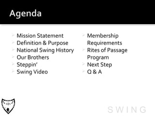 Swing phi swing expresso msg chapter | PPT | College Education | Education