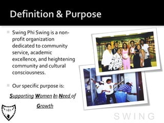 Swing phi swing expresso msg chapter | PPT | College Education | Education