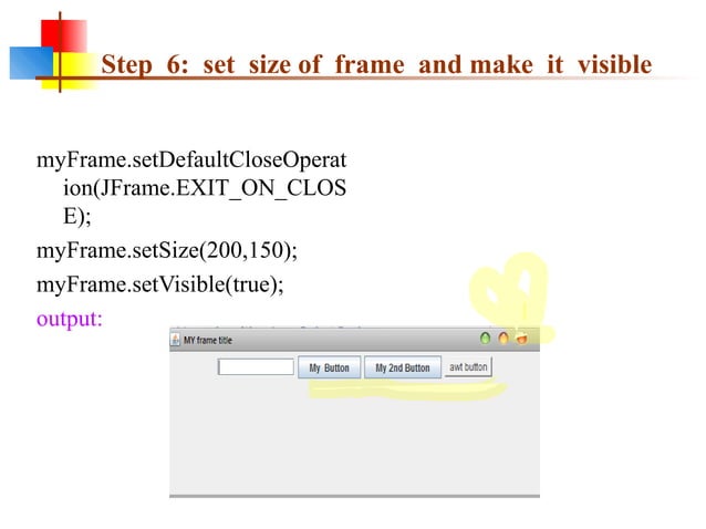 Swing and AWT in java | PPT
