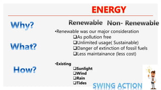 Power Generation using Swing | PPTX