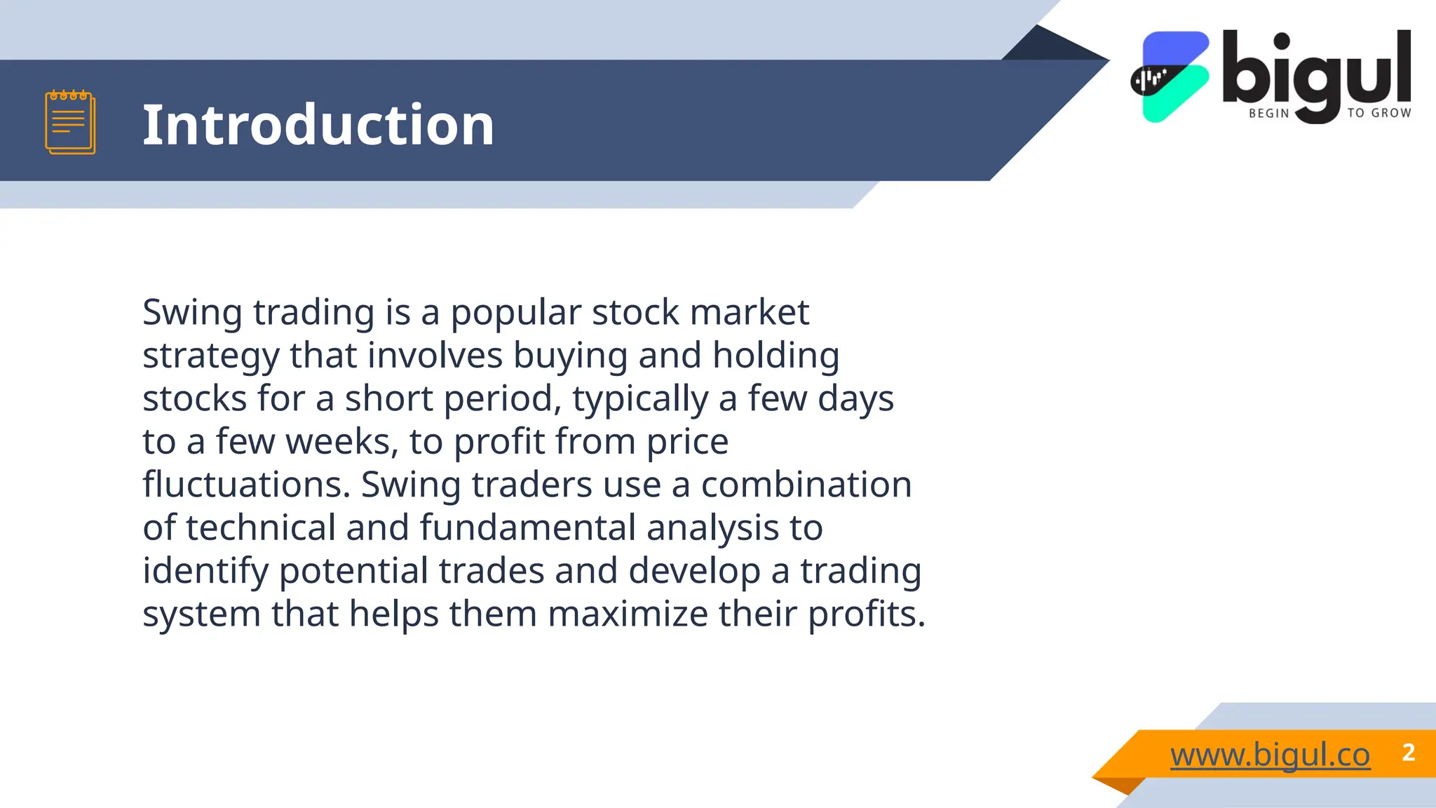 Swing Trading - Meaning, Advantages & Strategies | Bigul.pptx