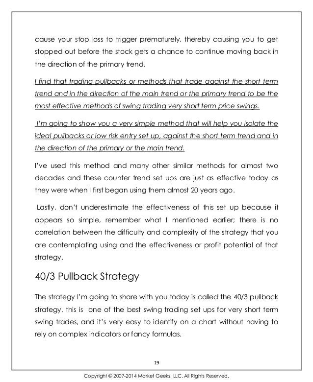 Swing trading profits roger scott | PDF