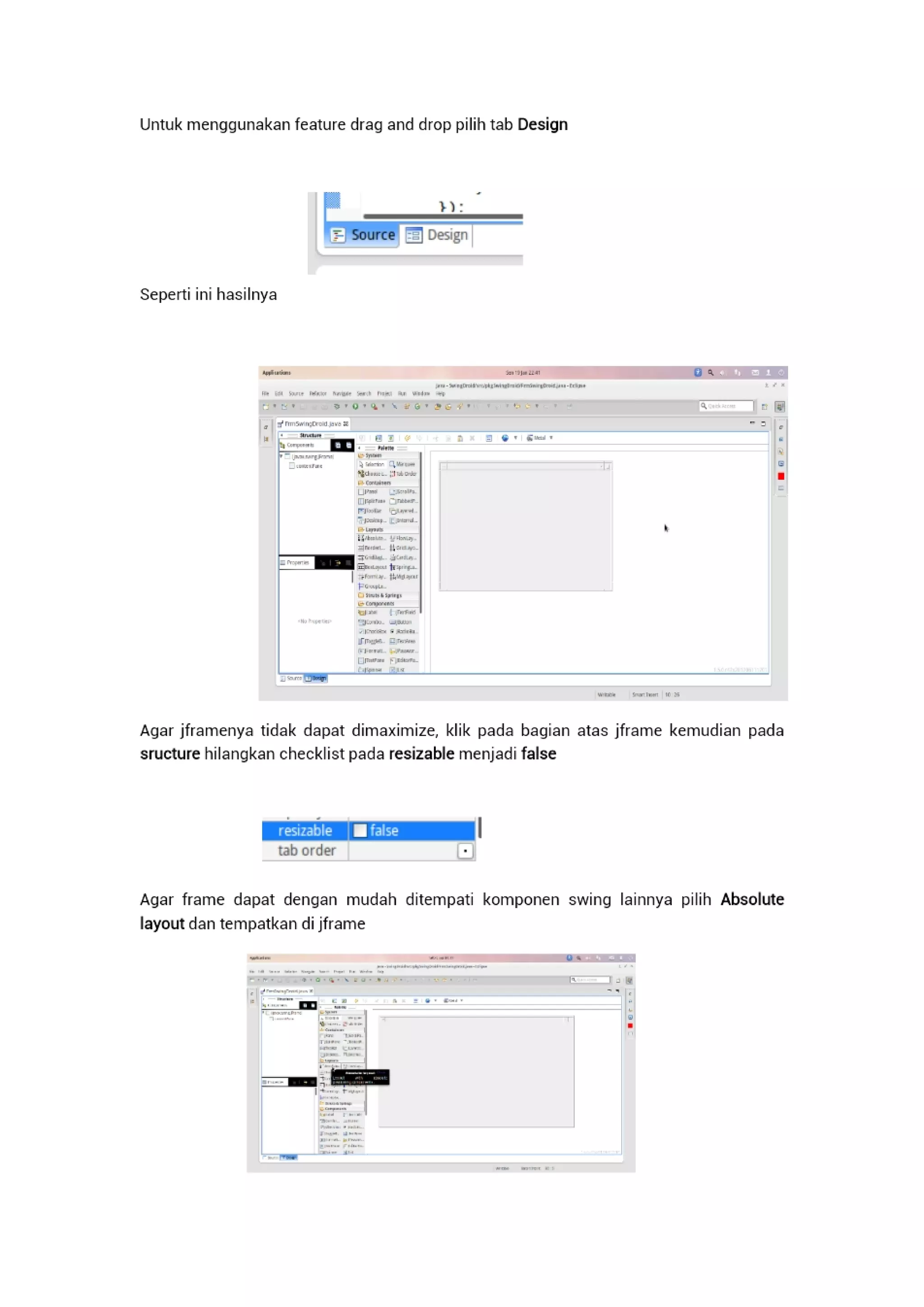 Swing ui design | PDF