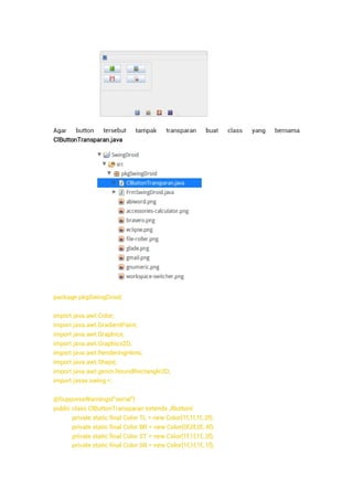 Swing ui design | PDF
