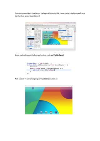 Swing ui design | PDF