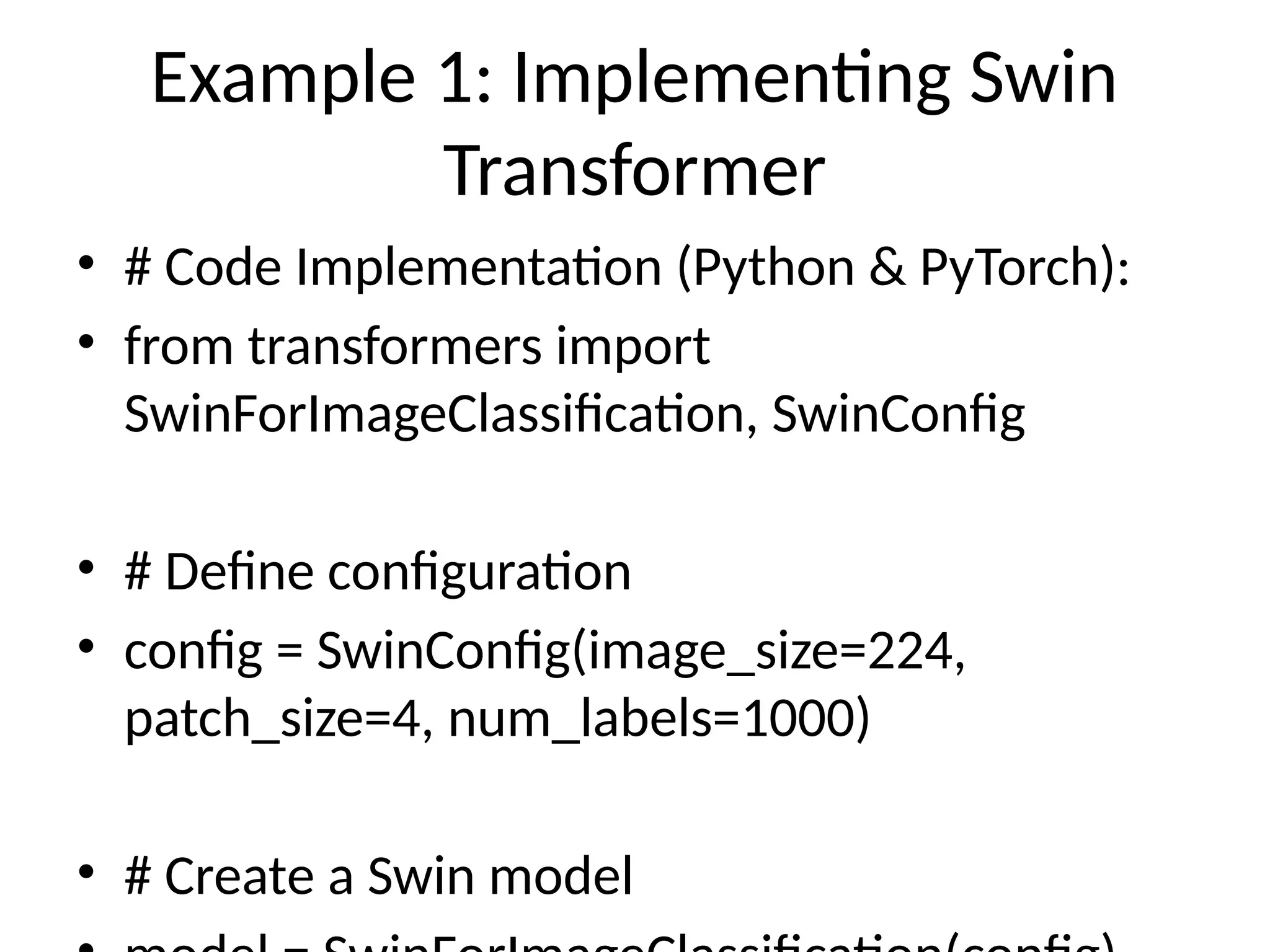 Swin Transformer Presentation Vitpp Pptx