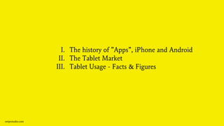 Swipe® - The history of "Apps", iPhone, iPad and Android | PDF