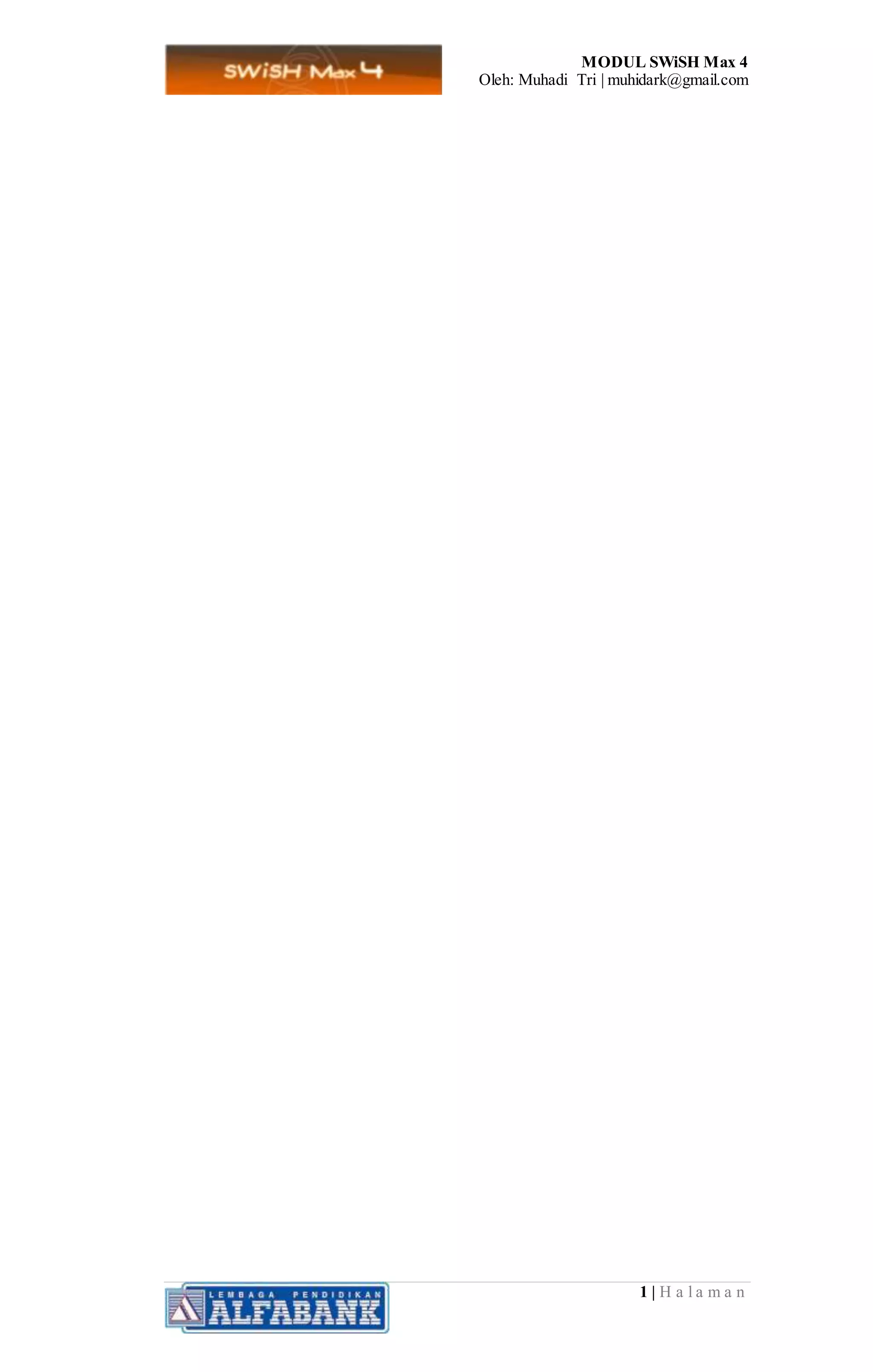 Membuat CD Interaktif dengan SWiSH MAX4 | DOCX